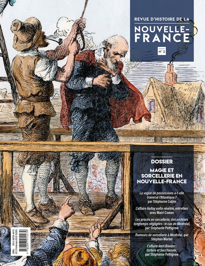 Revue d'histoire de la Nouvelle-France N°2 - MAGIE ET SORCELLERIE ...